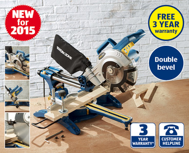 1800W Sliding Mitre Saw - Aldi - Ireland - Specials archive