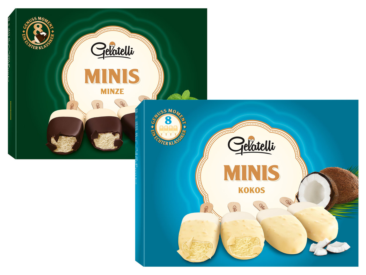 GELATELLI Mini Mix Eis Premium - Lidl - Österreich - Archiv Werbeangebote