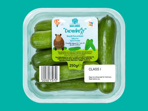 Oaklands Snack Cucumbers - Lidl - Great Britain - Specials archive