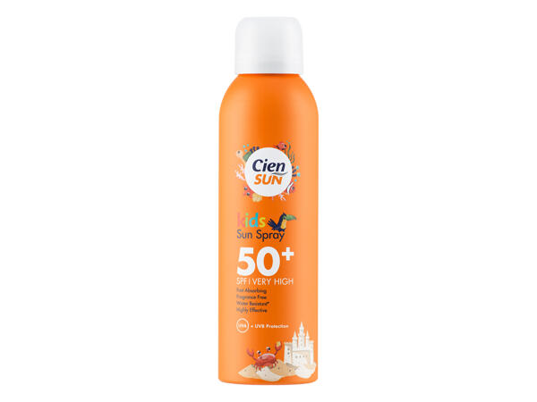 Cien Kids Sun Spray SPF 50+ - Lidl - Great Britain - Specials archive