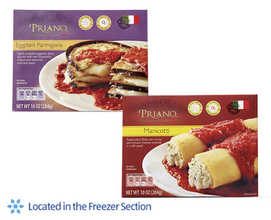 Priano Eggplant Parmigiana or Manicotti - Aldi - US - Specials archive
