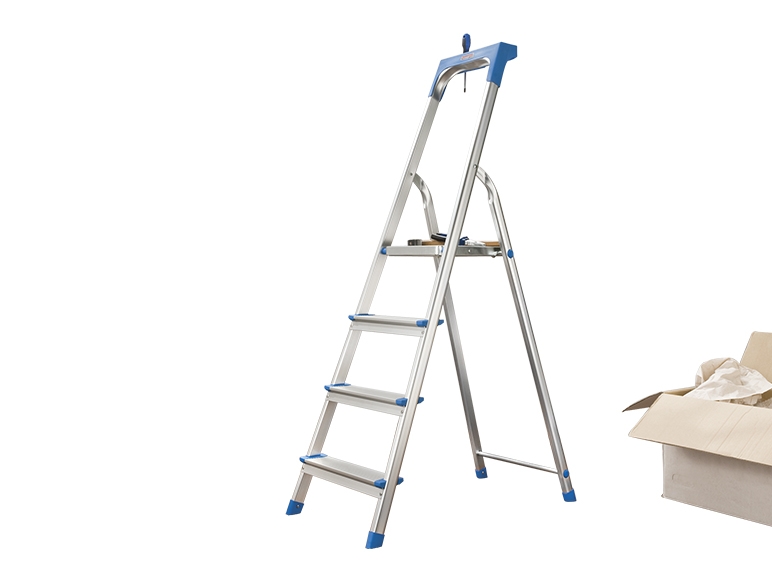 POWERFIX Aluminium Household Ladder - Lidl - Great Britain - Specials ...