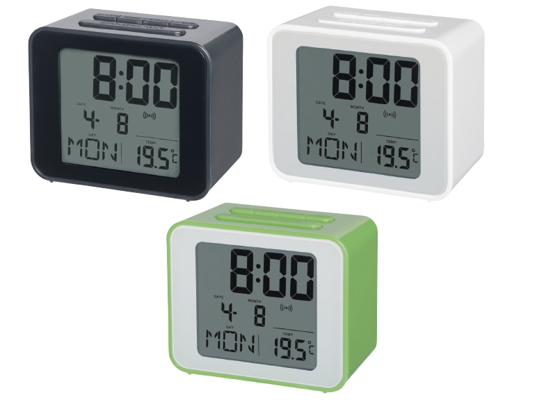 AURIOL Radio-Controlled Alarm Clock - Lidl - Great Britain - Specials ...