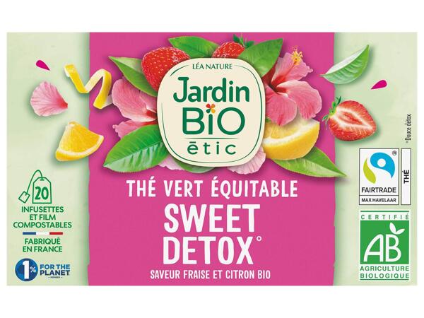 Jardin Bio thé vert équitable sweet detox Bio - Lidl - France - Archive ...