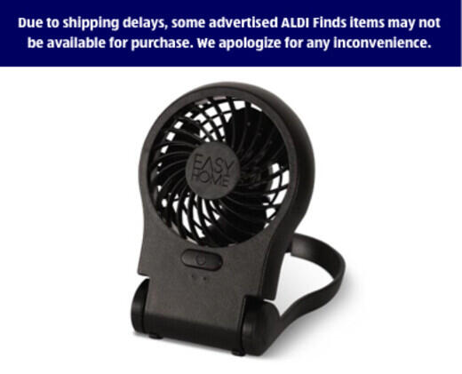 Easy Home 3.5" Portable Fan - Aldi - US - Specials archive