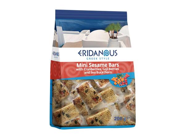 Eridanous Mini Sesame Bars - Lidl - Great Britain - Specials archive