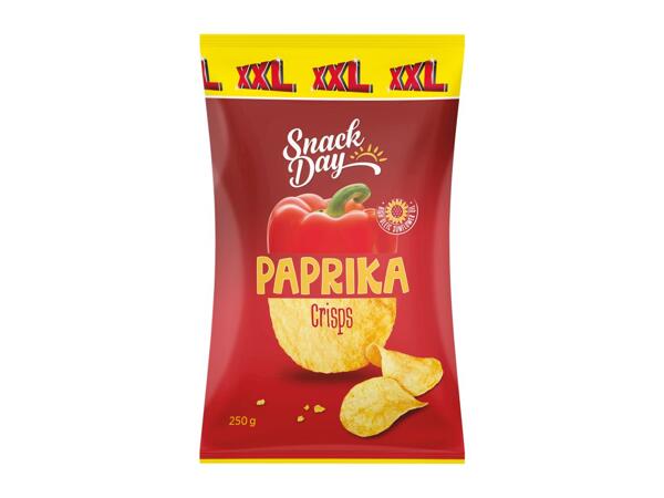 Snack Day Paprika Crisps - Lidl - Great Britain - Specials archive