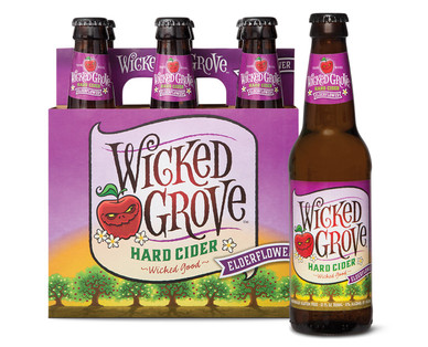 Wicked Grove Elderflower Hard Cider - Aldi - US - Specials archive