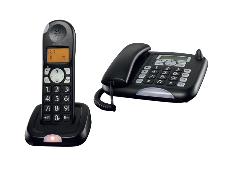 SILVERCREST Big Button Phone with Cordless Handset - Lidl - Great ...