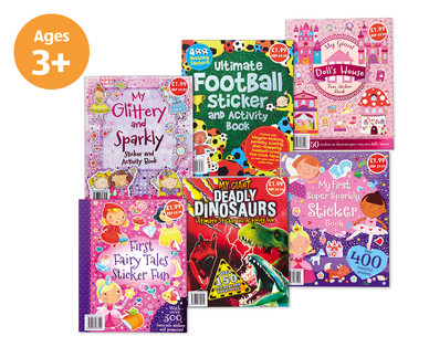 Sticker and Activity Book - Aldi - Great Britain - Specials archive