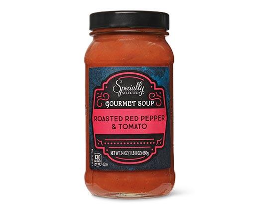 Specially Selected Roasted Red Pepper or Butternut Squash Jarred Soup ...