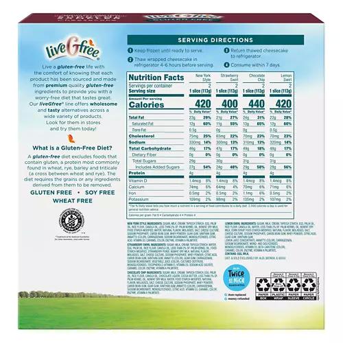Gluten Free Supreme Sampler Cheesecake, 32 oz - Aldi - US - Specials ...