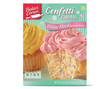 Baker's Corner Spring Confetti Cake Mix - Aldi - US - Specials archive