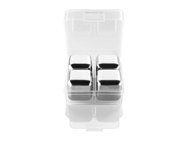 Livarno Home Stainless Steel Ice Cubes - 4 Pack - Lidl - Great Britain ...