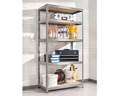 Workzone Heavy-Duty Chipboard Shelving - Aldi - US - Specials archive