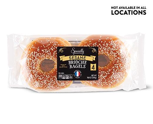 Specially Selected Brioche Bagels Everything or Sesame - Aldi - US ...