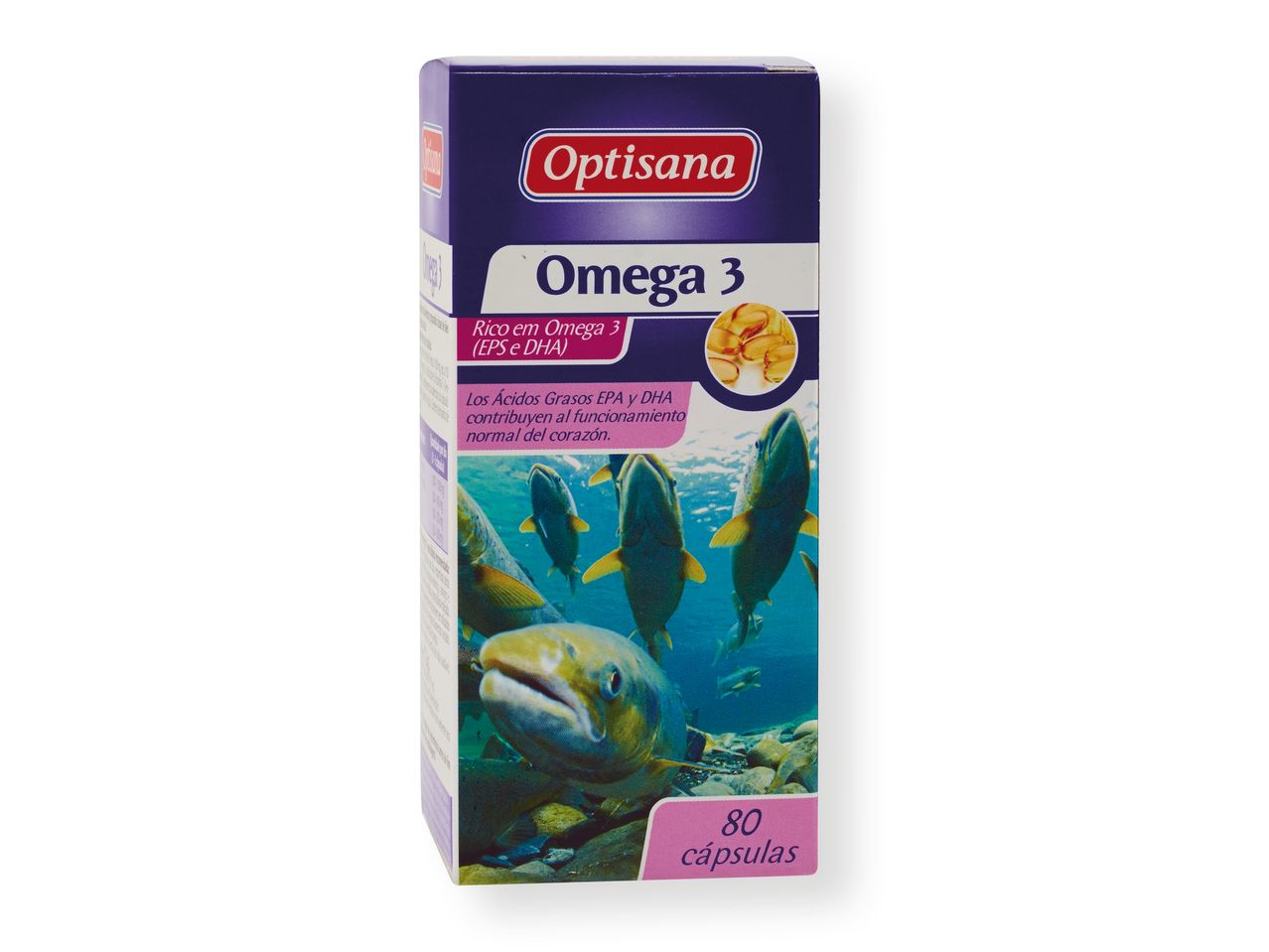 "Optisana" Cápsulas de omega 3 - Lidl - España - Archivo de ofertas