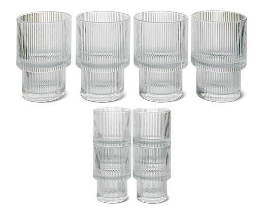 Crofton Stackable Highball Glass Set - Aldi - US - Specials archive