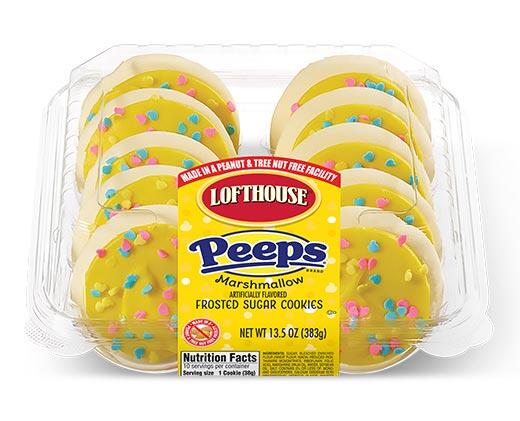 Lofthouse Peeps Frosted Sugar Cookies - Aldi - US - Specials archive