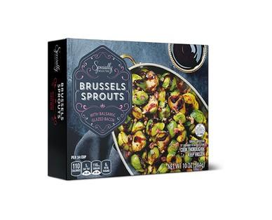 Specially Selected Brussels Sprouts with Bacon and Balsamic - Aldi - US ...