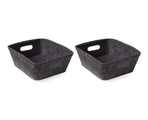 Huntington Home Felt Storage Basket - Aldi - US - Specials archive
