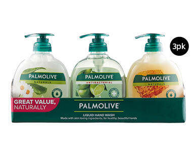 Palmolive Liquid Hand Wash 3 x 250ml - Aldi - Australia - Specials archive