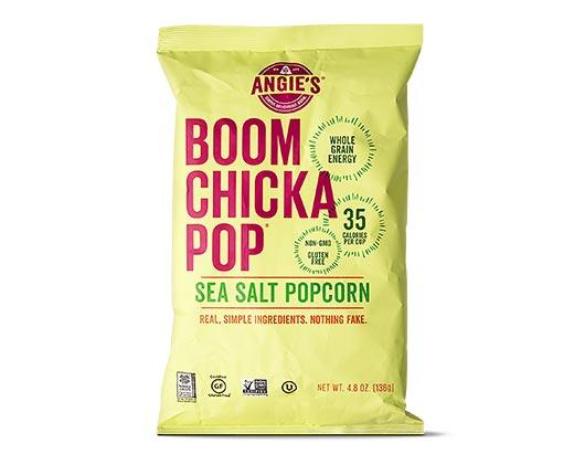 Angie's BOOMCHICKAPOP Sea Salt Popcorn or Sweet & Salty Kettle Corn ...