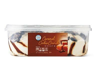 Sundae Shoppe Fall Gelato Caramel Cookie Crunch or Tiramisu - Aldi - US ...