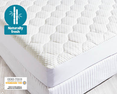 Cooling or Bamboo Mattress Protector – Queen Size - Aldi - Australia ...