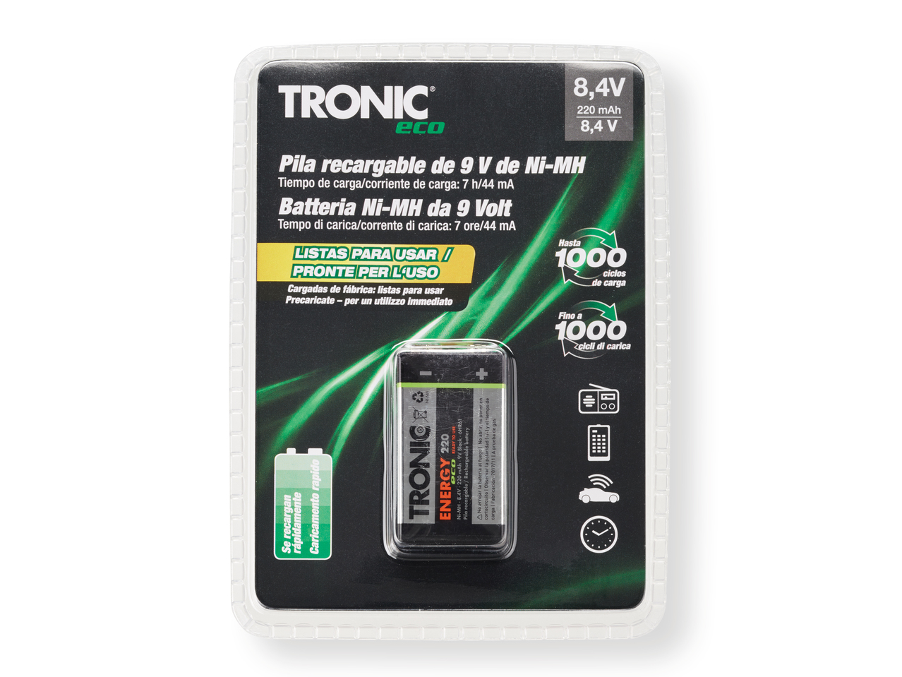 "TRONIC" Pilas recargables - Lidl - España - Archivo de ofertas