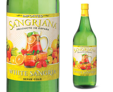 Sangriana White Sangria - Aldi - US - Specials archive