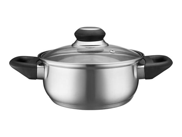 Ernesto Stainless Steel Pan Set - 3 Piece Set - Lidl - Great Britain ...