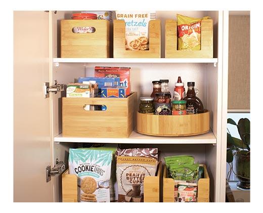 Huntington Home Bamboo Pantry Organizer - Aldi - US - Specials archive
