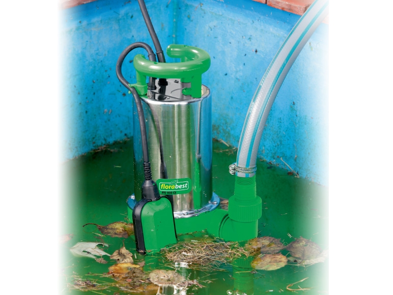 FLORABEST 1,100W Dirty Water Submersible Pump - Lidl - Northern Ireland ...
