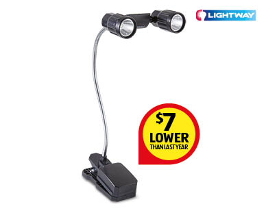 Twin Head Clamp Light - Aldi - Australia - Specials archive