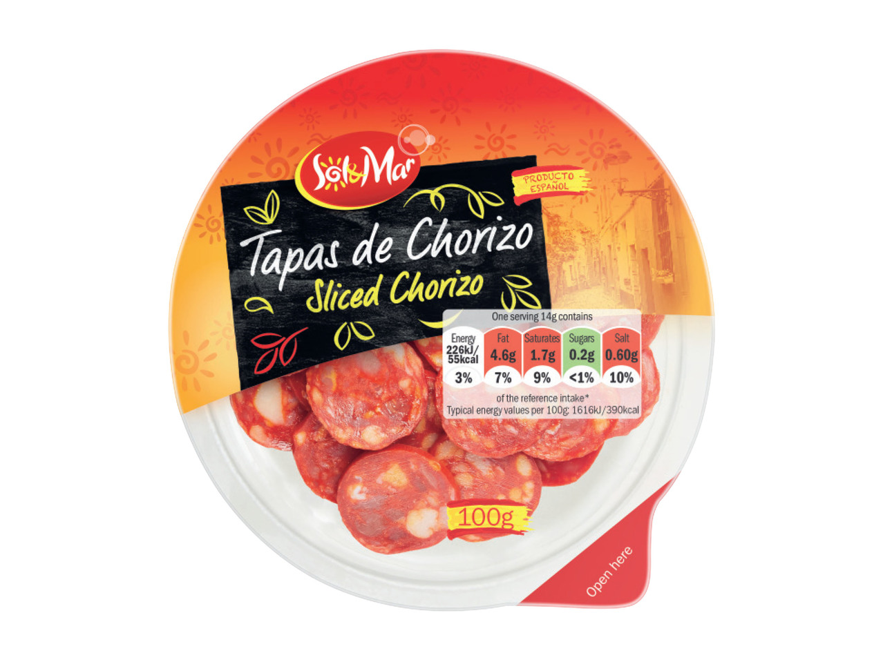SOL & MAR Sliced Chorizo - Lidl - Ireland - Specials archive