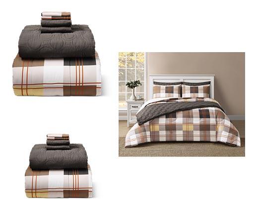 Huntington Home 6-Piece Comforter and Coverlet Set - Aldi - US ...