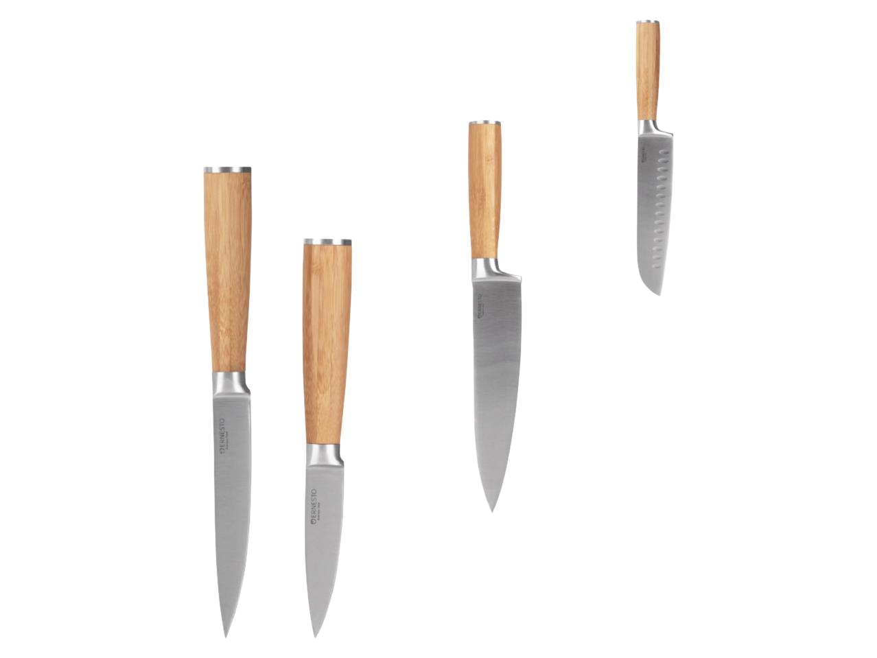 ERNESTO Kitchen Knife with Bamboo Handle - Lidl - Ireland - Specials ...