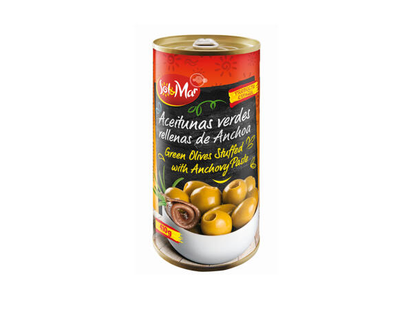 Măsline verzi umplute cu anșoa - Lidl - România - Promoții arhiva