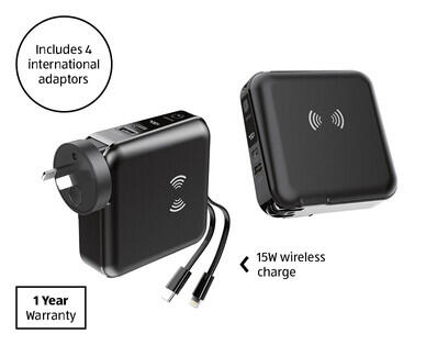 Travel Adaptor Powerbank - Aldi - Australia - Specials archive
