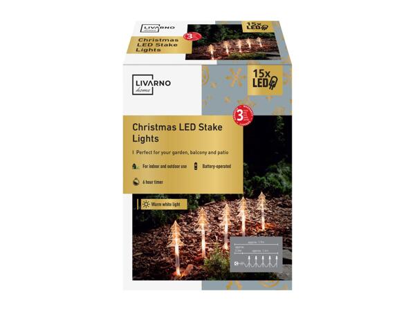 Livarno Home LED Tree Stake Lights - 5 Pack - Lidl - Great Britain ...