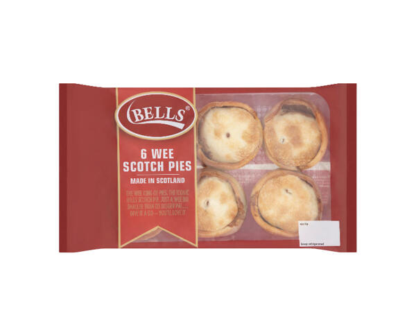 Bells 6 Wee Scotch Pies - Lidl — Great Britain - Specials archive