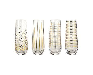 Crofton 4-Pack Wine or Champagne Glasses - Aldi - US - Specials archive
