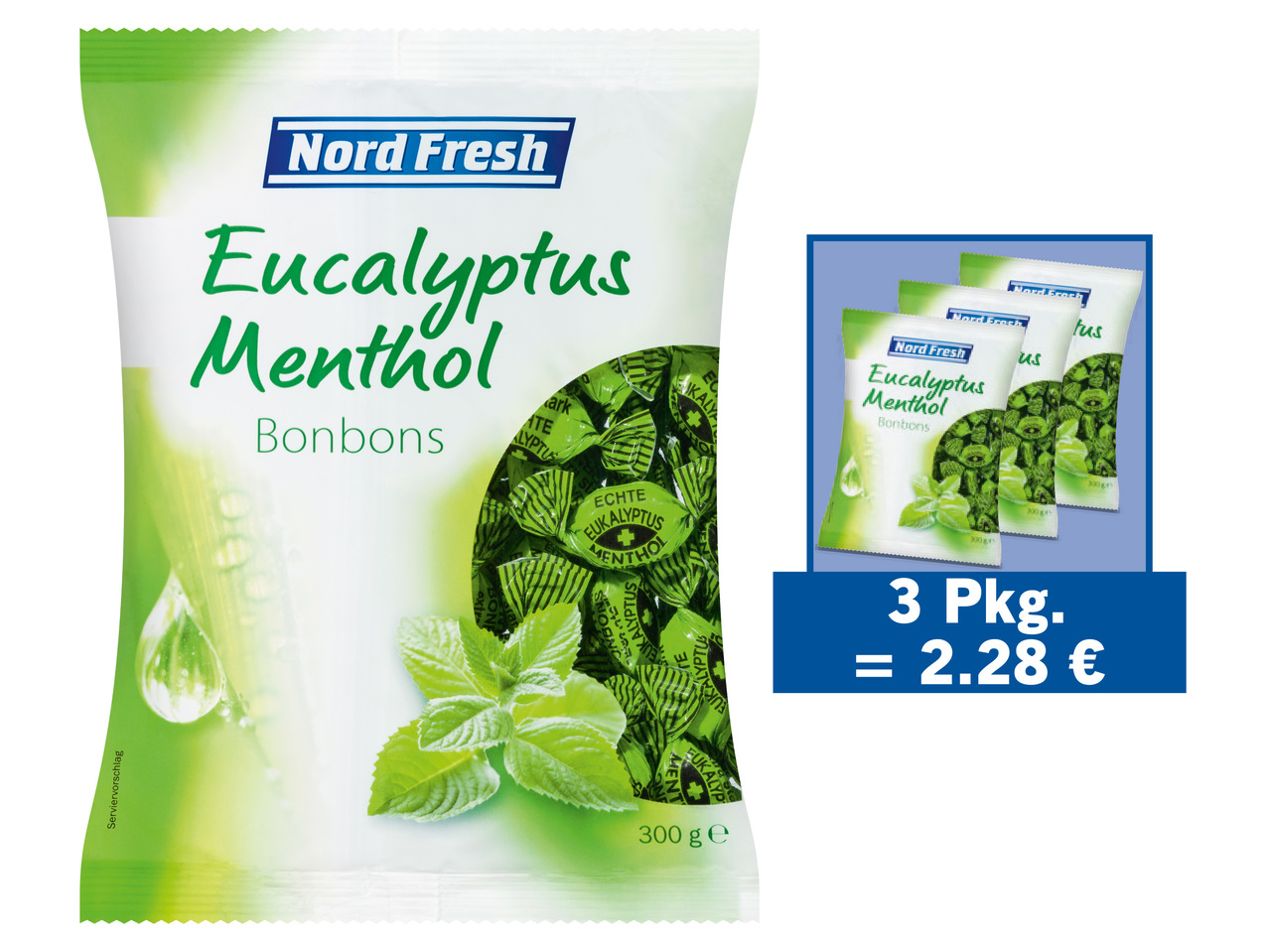 NORD FRESH Eukalyptus-Menthol-Bonbons - Lidl - Österreich - Archiv ...