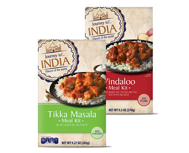 Journey to India Indian Meal Kit - Aldi - US - Specials archive