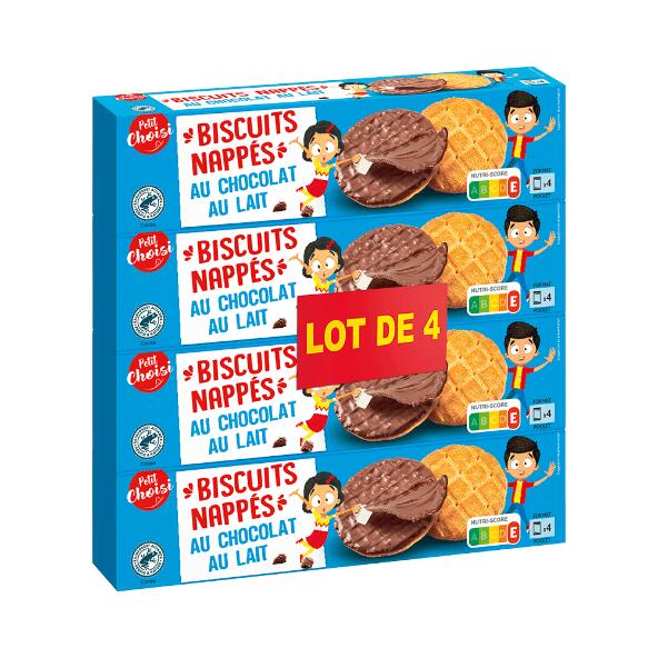 PETIT CHOISI(R) Biscuits nappés au chocolat au lait - Aldi - France ...