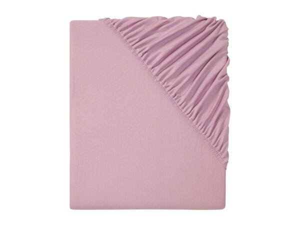 Livarno Home Pink Jersey Fitted Bed Sheet - Single - Lidl - Great ...