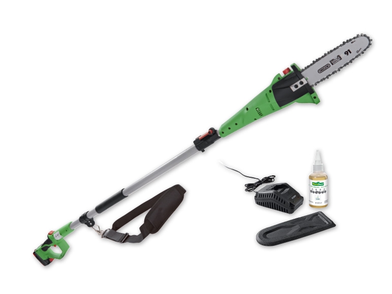 FLORABEST 18V Li-Ion Telescopic Cordless Pruner Chainsaw - Lidl ...