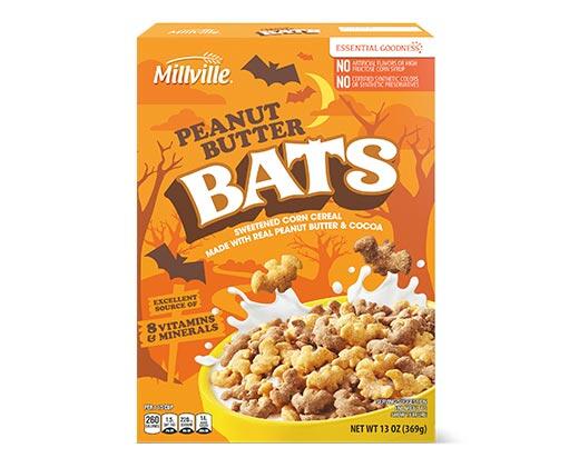 Millville Peanut Butter Bats or S'Mores Cereal - Aldi - US - Specials ...