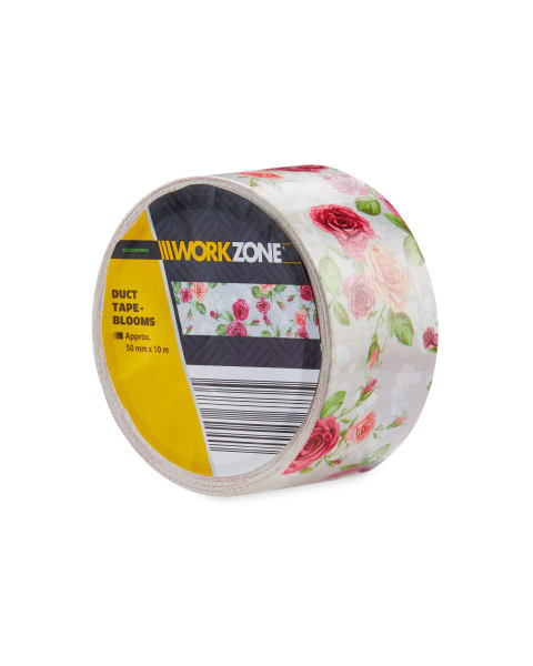 10m Supertough Floral Duct Tape - Aldi - Great Britain - Specials archive